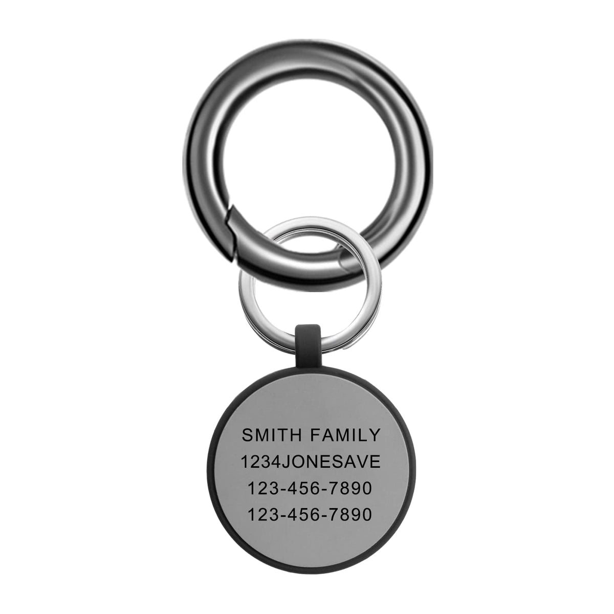 Personalized Vaccination Dog Tag with Name and Contact Info – Custom P