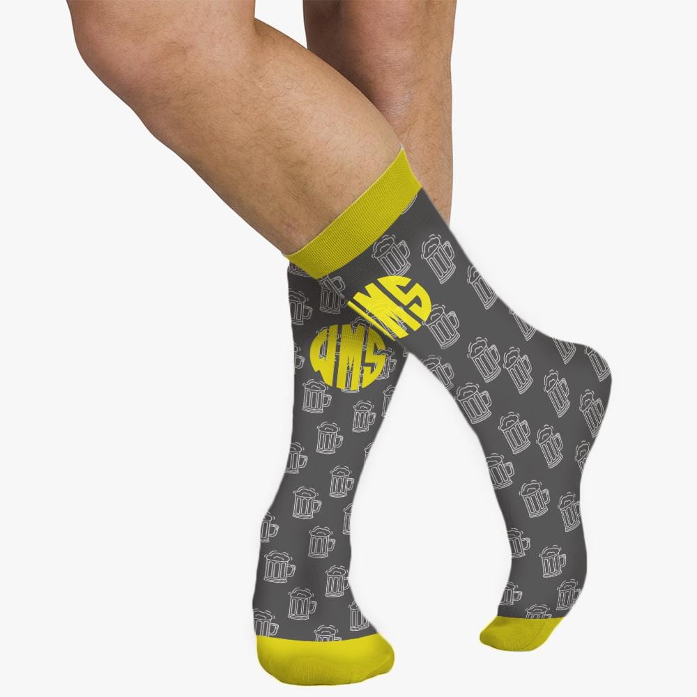 Personalized Gifts | Monogram Beer Tube Socks | Shop Now
