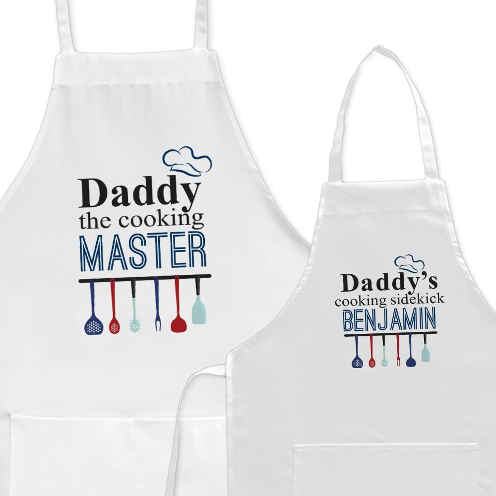 Personalized Daddy and Me Apron Set | Monogram Online