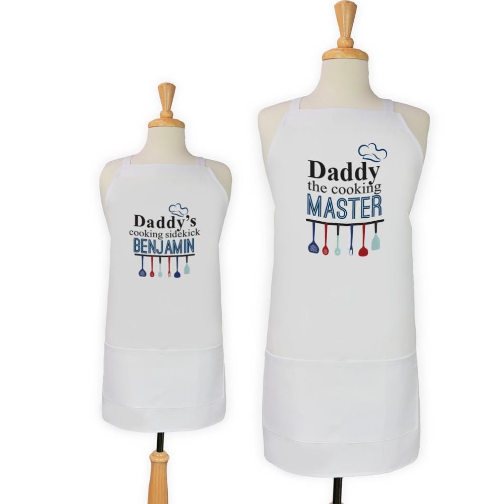 Personalized Daddy and Me Apron Set | Monogram Online