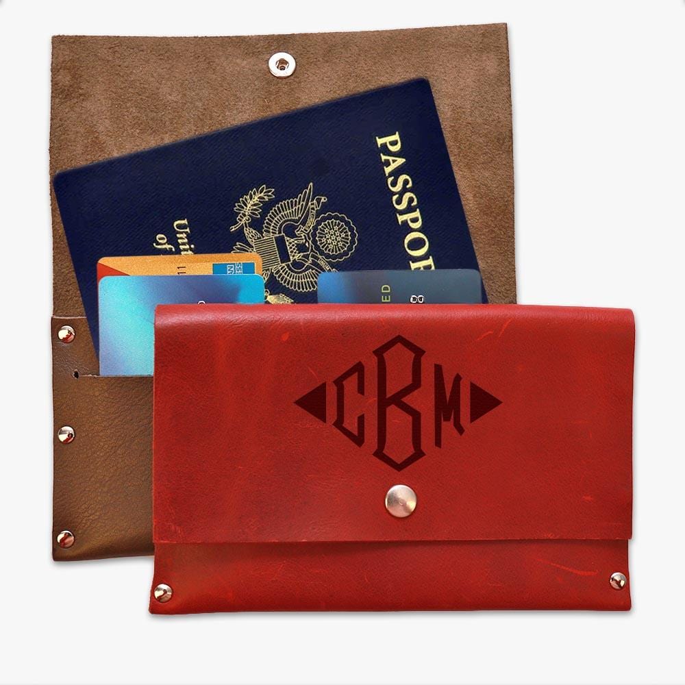 Monogram Genuine Leather Passport Cover Wallet | Monogram Online