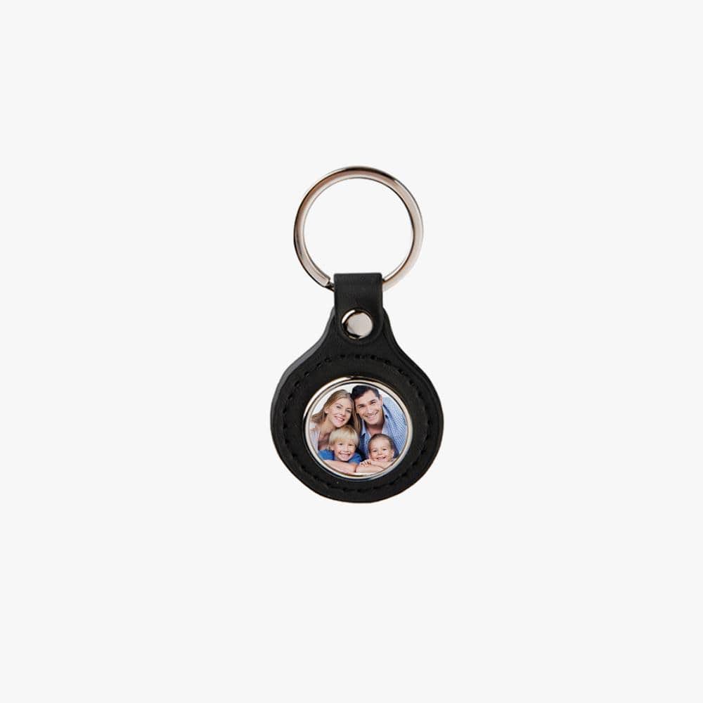 Personalized Round Photo Keychain | Monogram Online